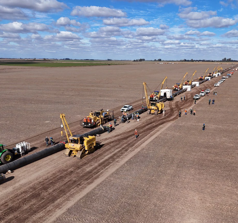 La UTE Techint-Sacde finalizó los trabajos de soldadura en la Reversión ...